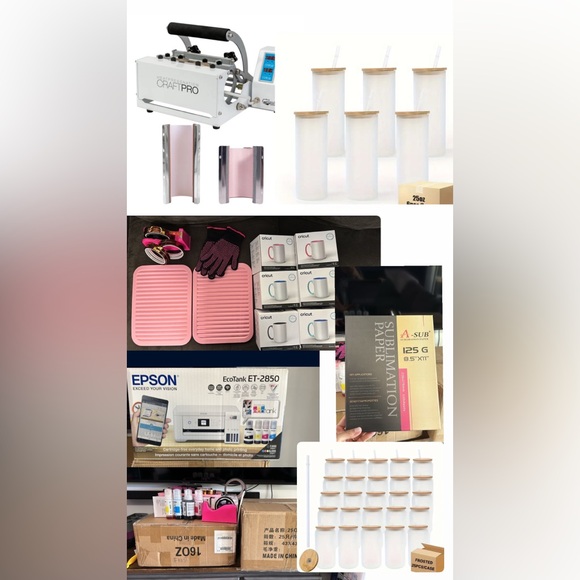 Office | Full Sublimation Set Up Everything Is Brand New | Poshmark